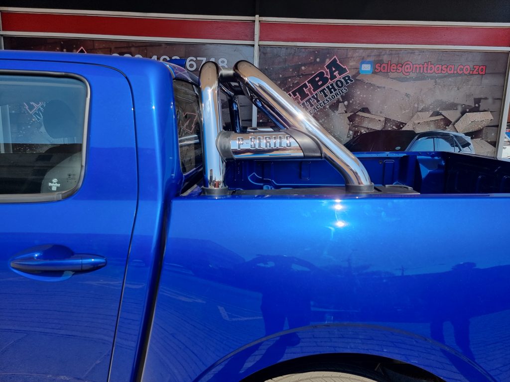 Roll bar – suitable for GWM P-Series (chrome) V4 3″ 2021- – Mighty Thor ...