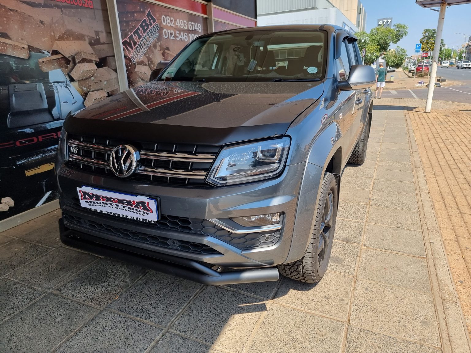 VW Amarok 2011-2022 Front Styling Bar (black) – Mighty Thor Bakkie ...