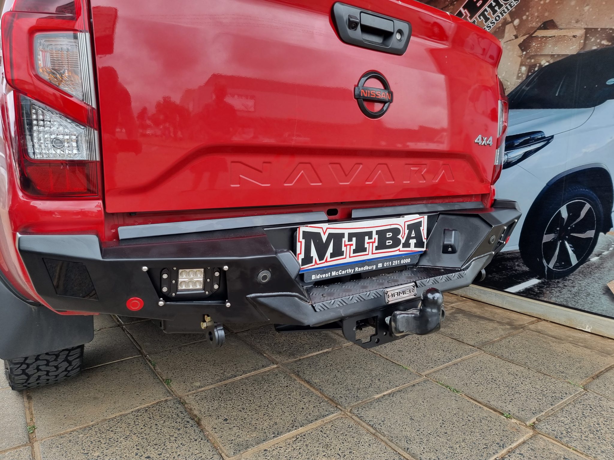Nissan Navara PRO4X 2021+ Hamer rear bumper replacement (Nova) – Mighty ...