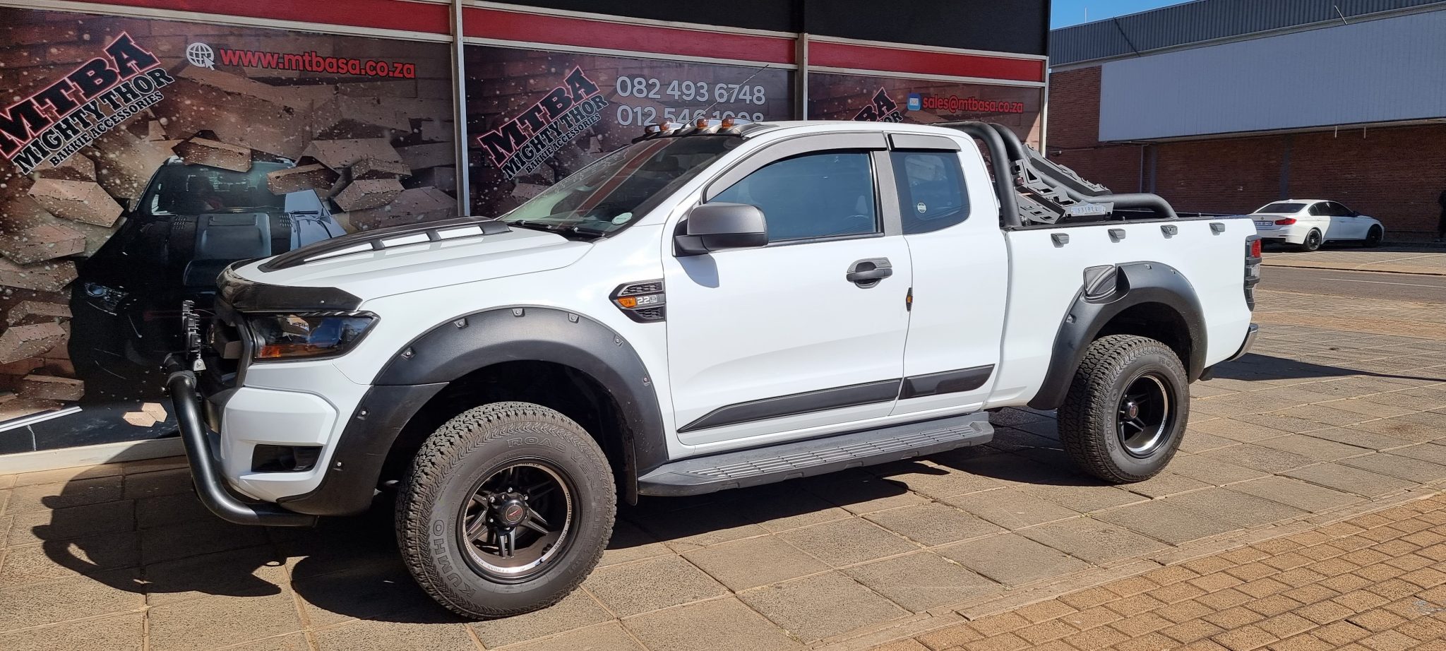 Ford Ranger 2012+ Weather Guards (matt black) Super Cab – Mighty Thor ...