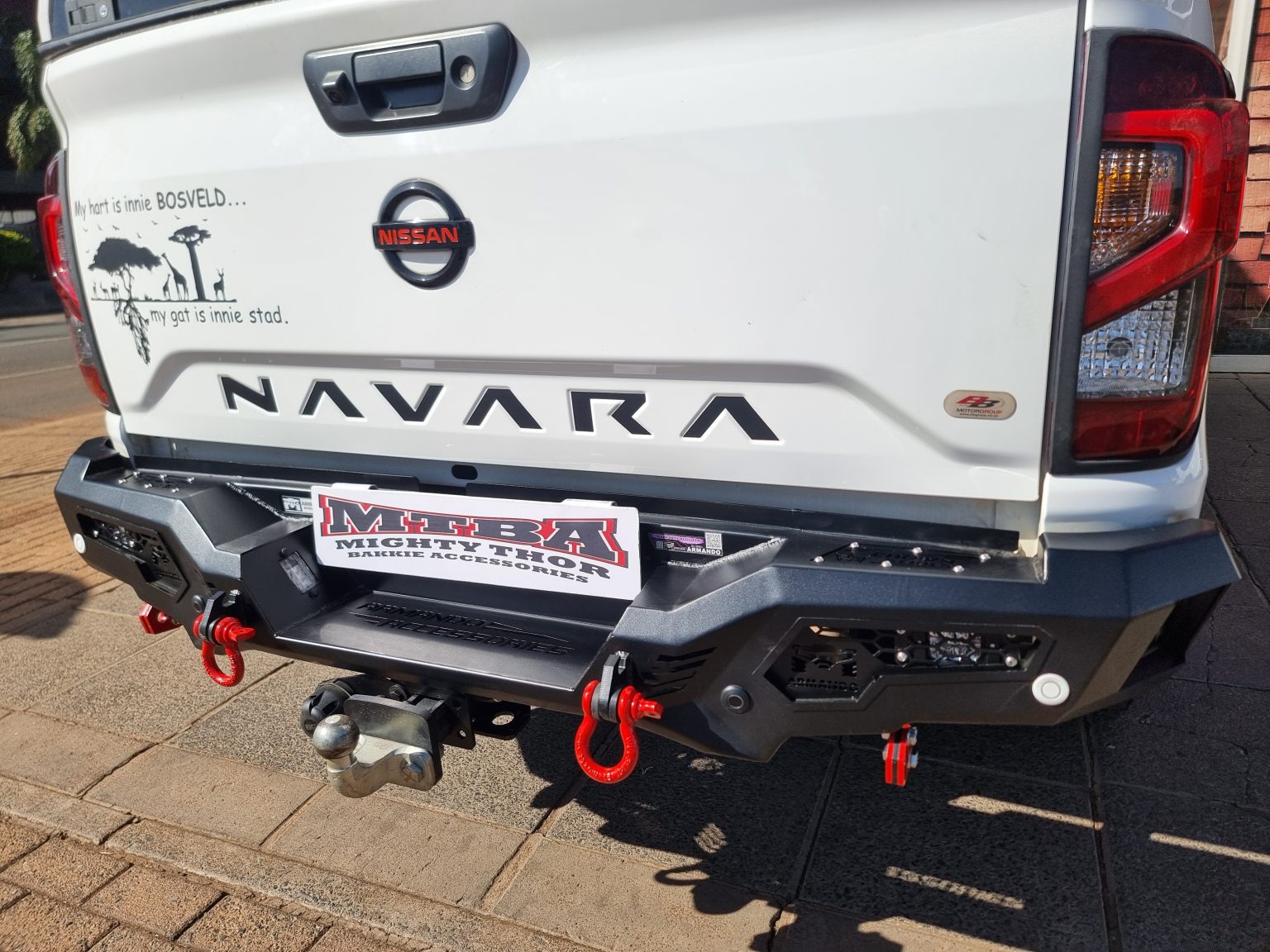 Nissan Navara 2021+ Armando Rear Bumper Replacement (Combat) – Mighty ...